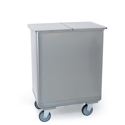 115 Lt Stainless-Steel Wheeled Waste Collector