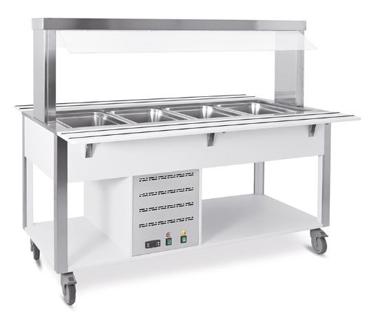 Heated Self-Service Buffet Trolleys - Buffet Trolleys