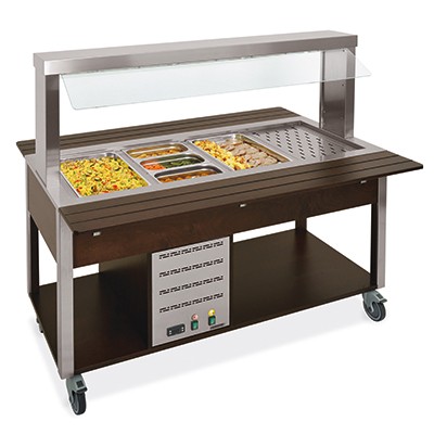 Heated Self-Service Buffet Trolleys - Buffet Trolleys